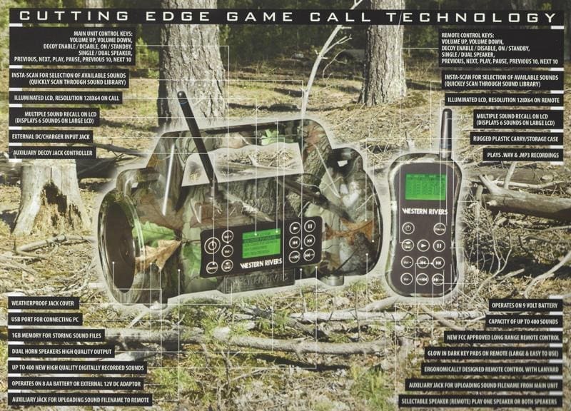 Close Out - Western Rivers Model 0610 Apache Game Call - PcsOutdoors